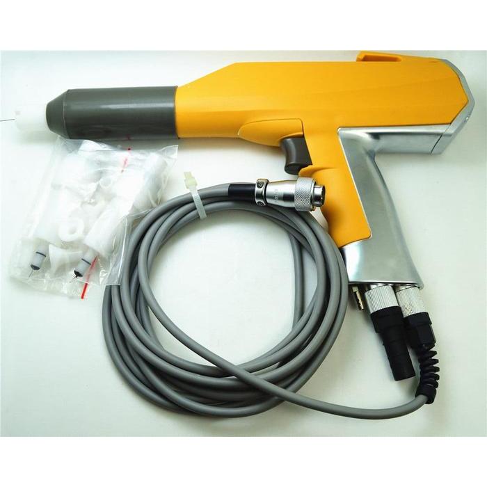 Jual aftermarket electrostatic powder coating spray gun with wire 3 ...