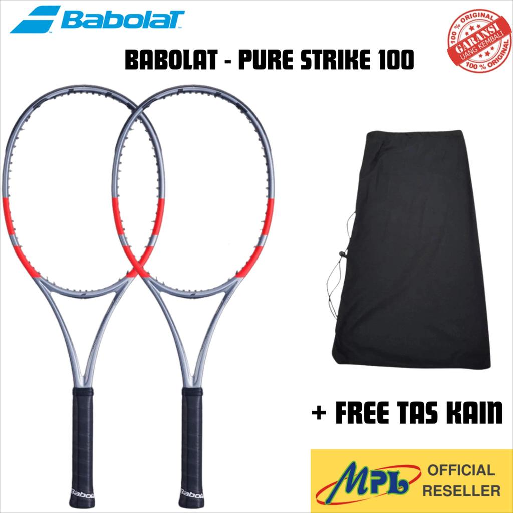 Jual RAKET TENNIS BABOLAT PURE STRIKE 100 16 X 19 GEN4 GREY 2025 + TAS ...