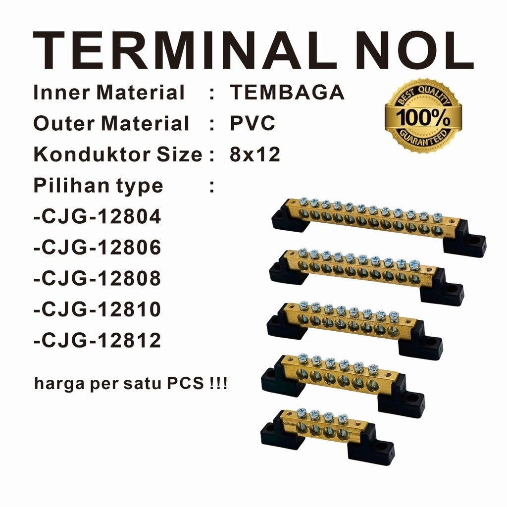 Jual Terminal Nol 8x12mm Baut M5 | Shopee Indonesia