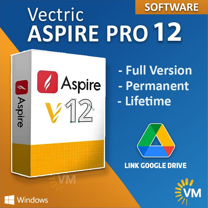 Jual VECTRIC ASPIRE PRO 12 10 | 3D SOFTWARE MESIN CNC ENGRAVING CARVING ...