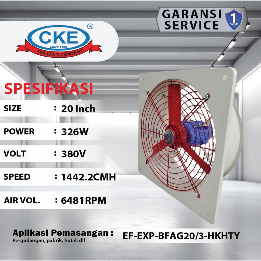 Jual CKE Exhaust Fan Explosion Proof 20 Inch Kipas Industri Anti Ledak ...