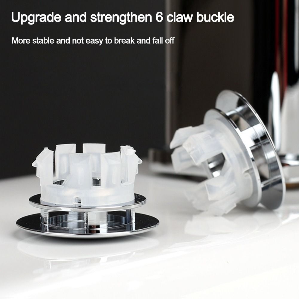 Jual Copper Sink Overflow Cover Trim Ring Hole Cap Wash Basin Round ...