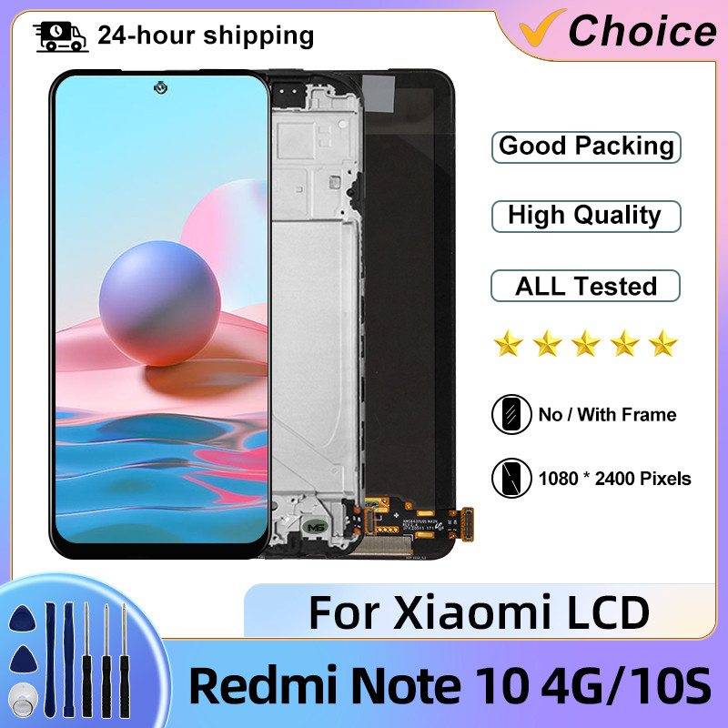 Jual Super AMOLED For Xiaomi Redmi Note 10 4G LCD splay gitizer ...