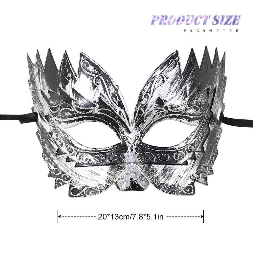 Jual Vintage Masquerade Mask for Men Gold Roman Soler Mask Venetian Mar ...