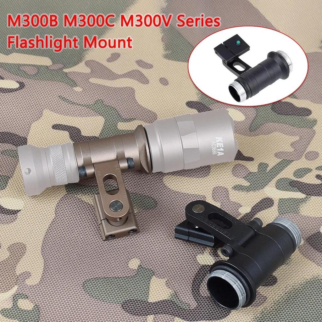 Jual Tratical Weapon Gun Flashlight Mount For ARC Helmet Picatinny Rail ...