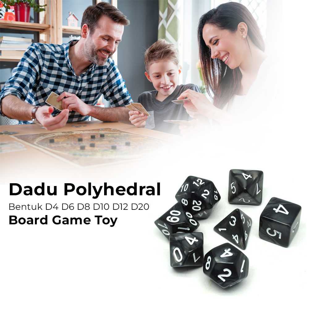 Jual Dadu Dungeons & Dragons Polyhedral Board Game Dice 7 PCS | Shopee ...