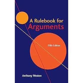 Jual BUKU A RULEBOOK FOR ARGUMENTS 5TH FIFTH EDITION BY ANTHONY WESTON ...