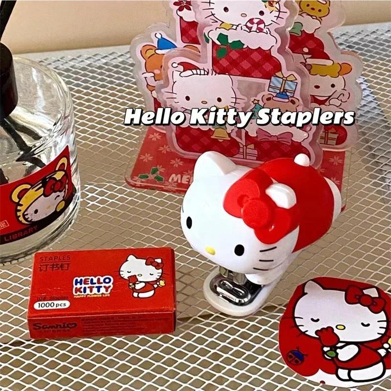 Jual Sanrio Hello Kitty Staplers Set Kawaii Cute Cartoon Kt Cat Student ...