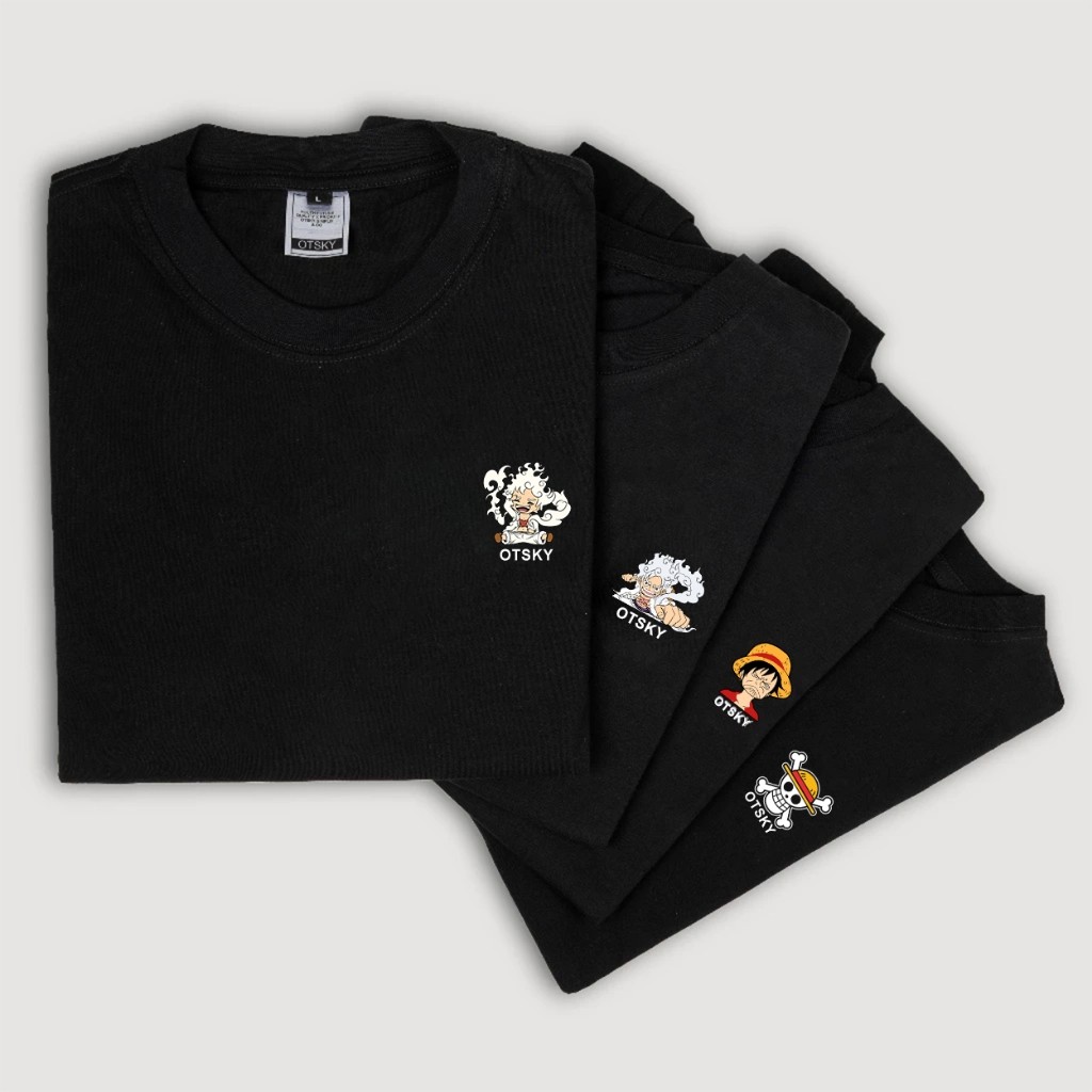 Jual Otsky Kaos Pria Logo One Piece Luffy King Pirates Cotton 24s (2C ...