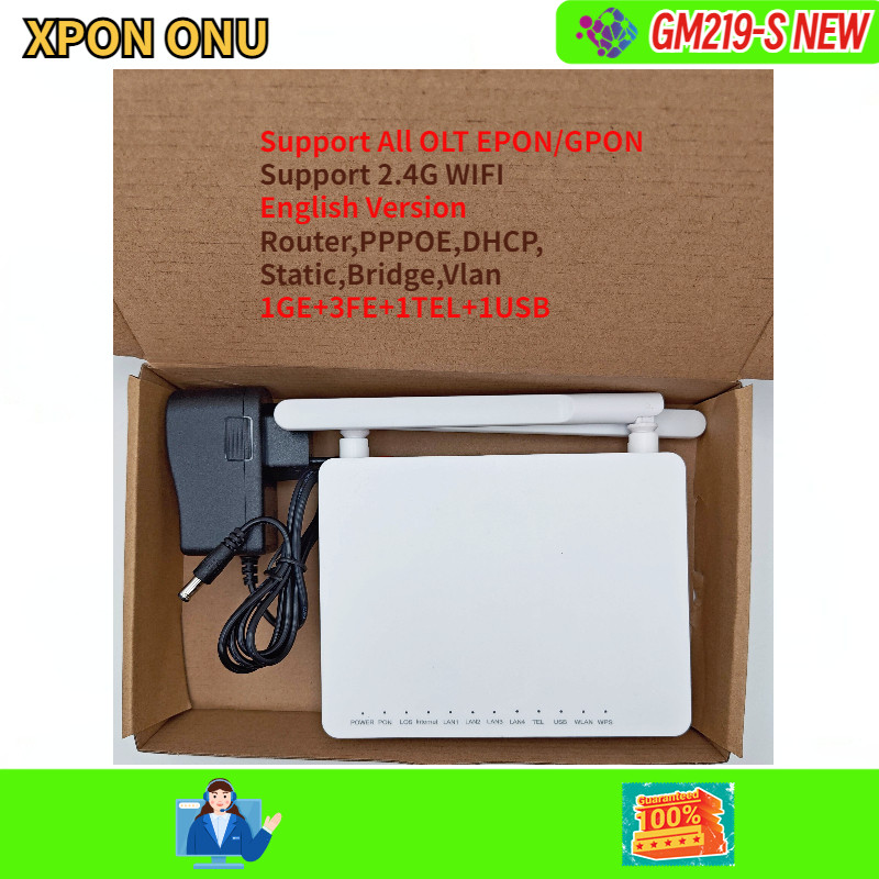 Jual ACEWARE1 New GM-219S Echolife XPON EPON GPON ONU MODEM 1GE 3FE ...