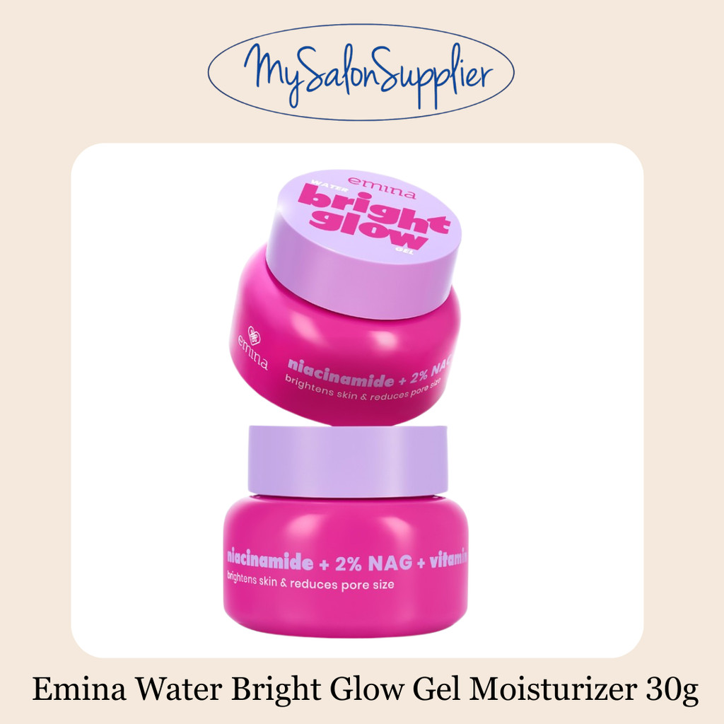 Jual Emina Water Bright Glow Gel Moisturizer 30g | Shopee Indonesia