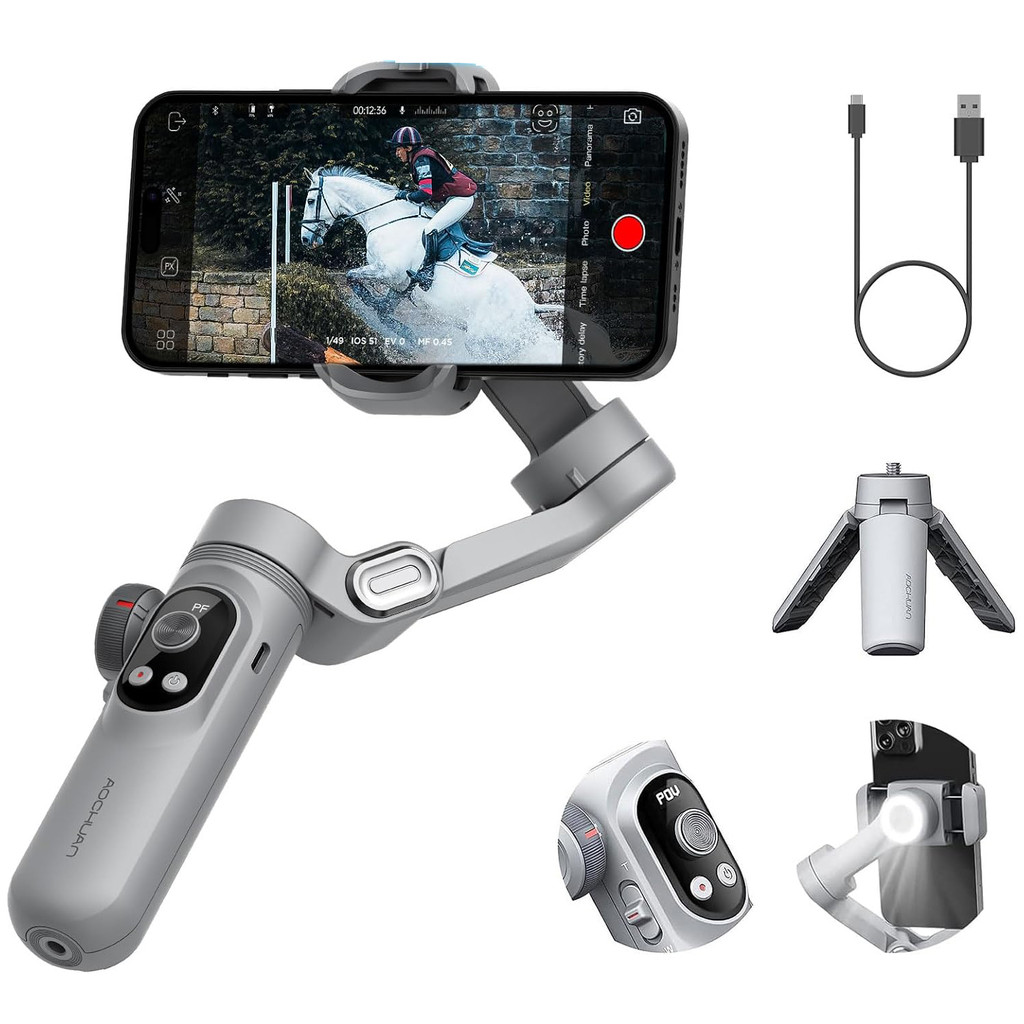 Jual AOCHUAN Smart X Pro 3-Axis Gimbal Stabilizer with Wireless ...