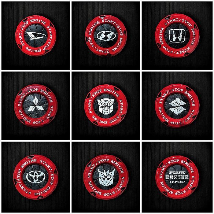 Jual Universal Car Start Stop Engine Button Cover Penutup pelindung ...