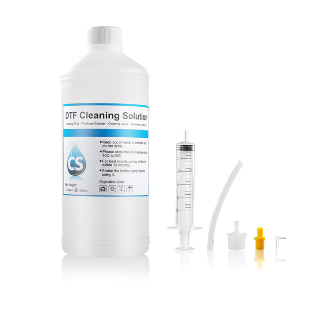 Jual 1000ML DTF Ink Cleaning Solution Cleaner Liquid For rect Transfer ...