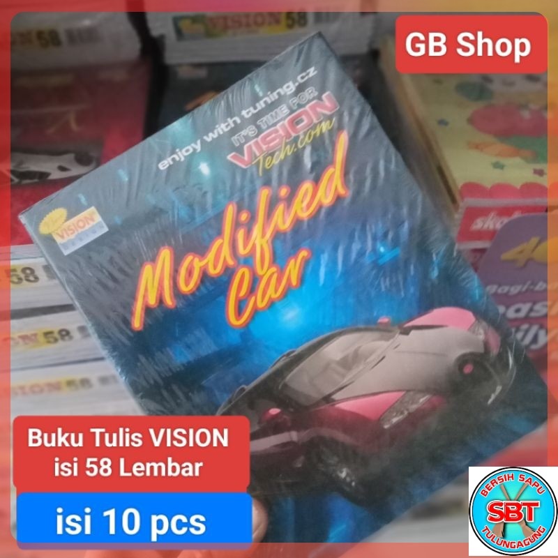 Jual Buku Tulis VISION 58 Lembar isi 10 buku | Shopee Indonesia