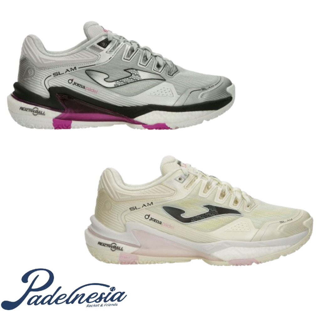 Jual Joma Padel Shoes Slam Lady Gray/Beige - Sepatu Padel | Shopee ...