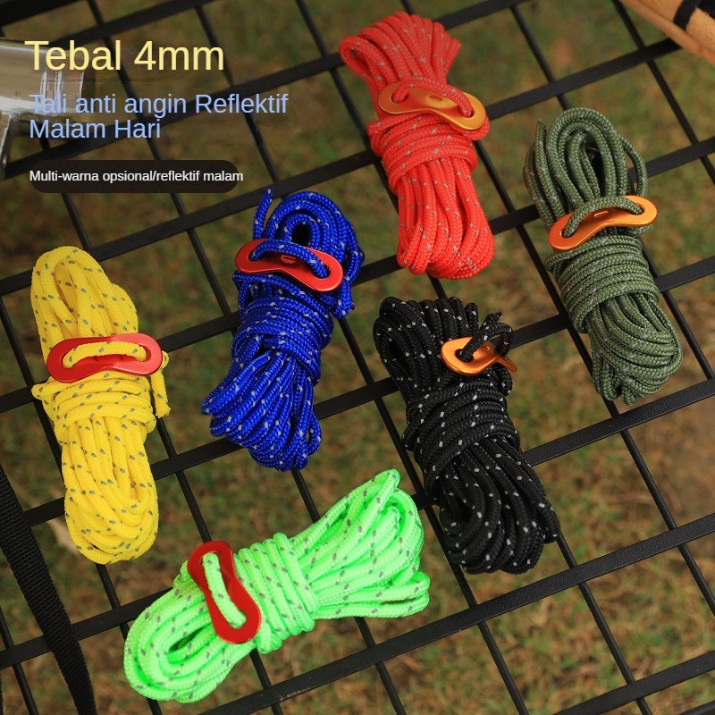 Jual Tali Tenda Tahan Angin Luar Ruangan Tali Reflektif Tali Kanopi ...