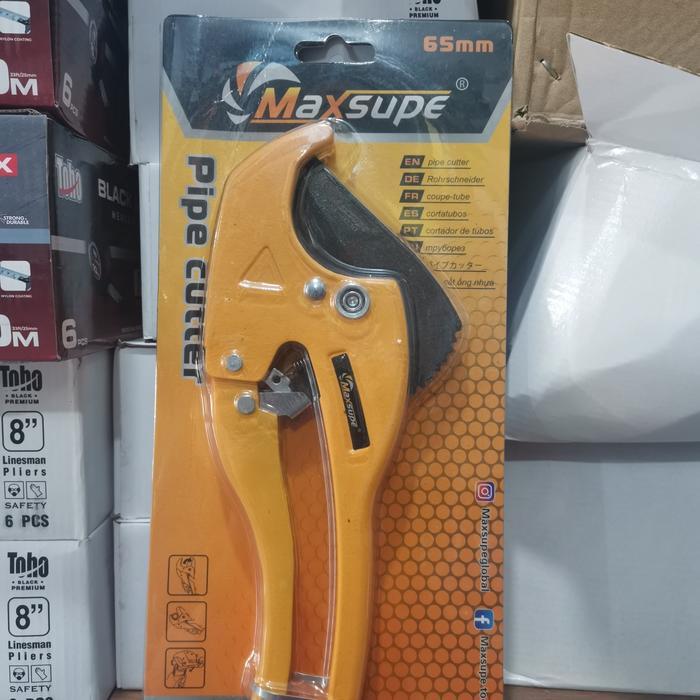 Jual Gunting pipa pvc 65 mm Maxsupe tang pipa pvc ppr besar | Shopee ...