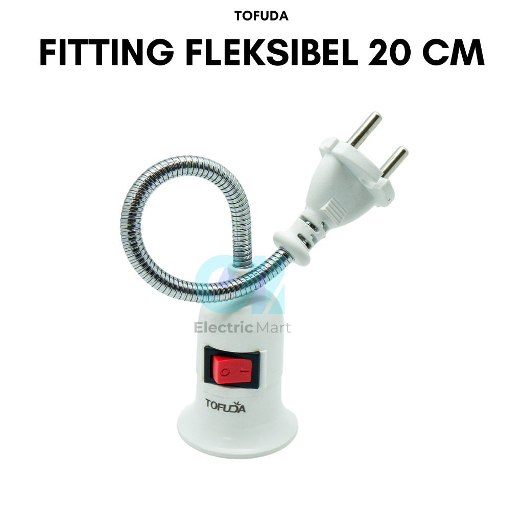 Jual Fitting Fleksibel E27 20cm Fiting Flexible 30 40 50 cm Fitting ...