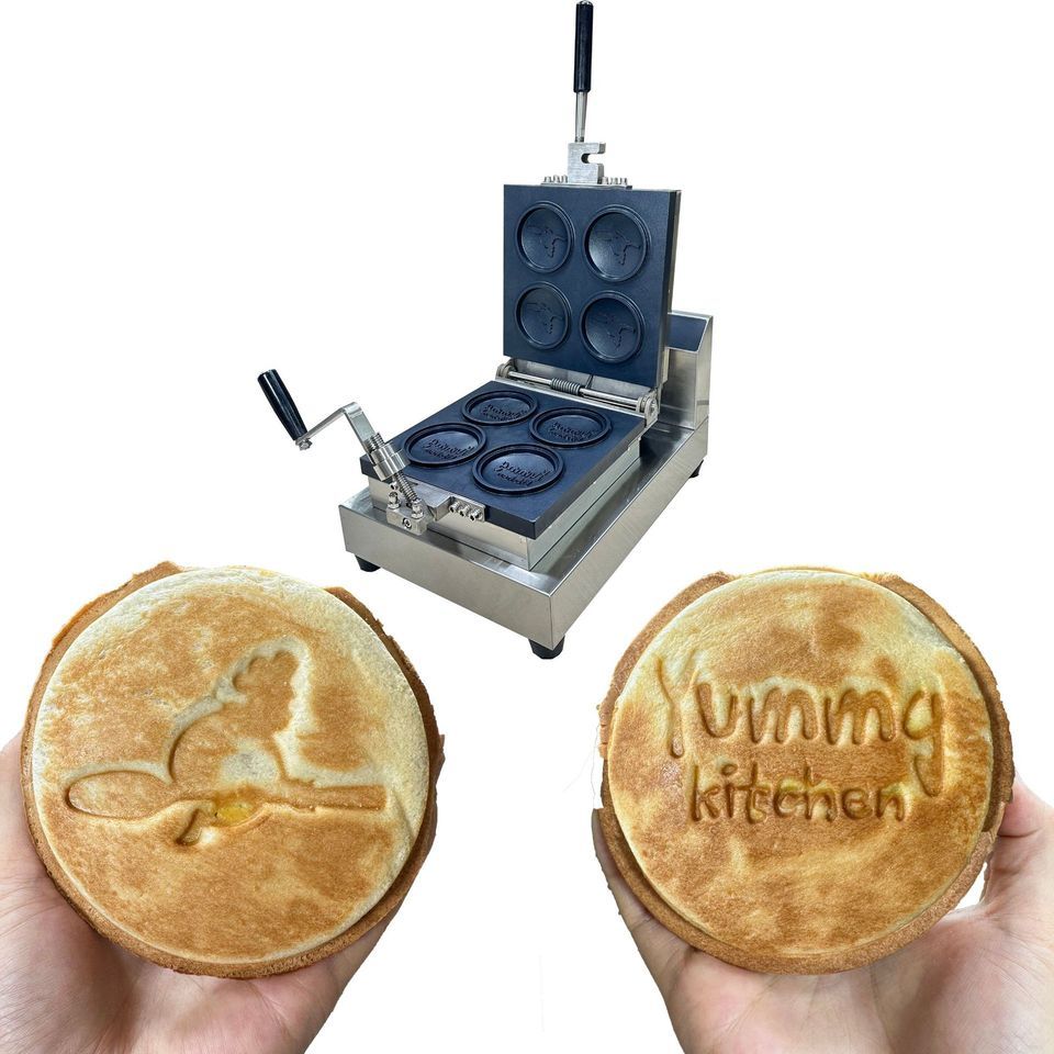 Jual UFO Burger Press Machine Sandwich Maker Burger Making Machine Commercial Manual Cut Seal ...