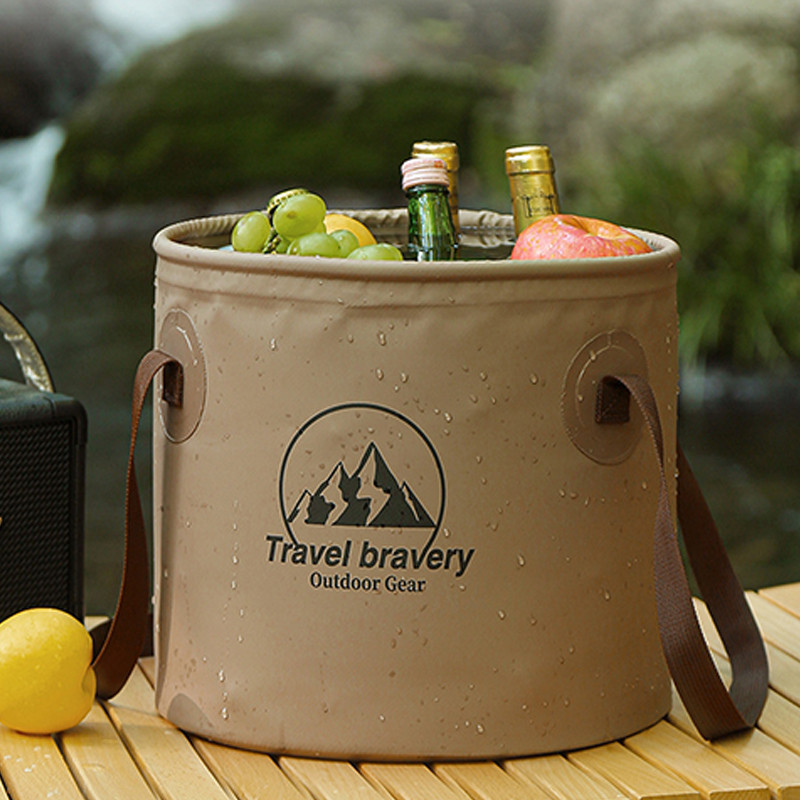Jual Folding Bucket Waterproof Foldable Water Sink Bucket Portable ...