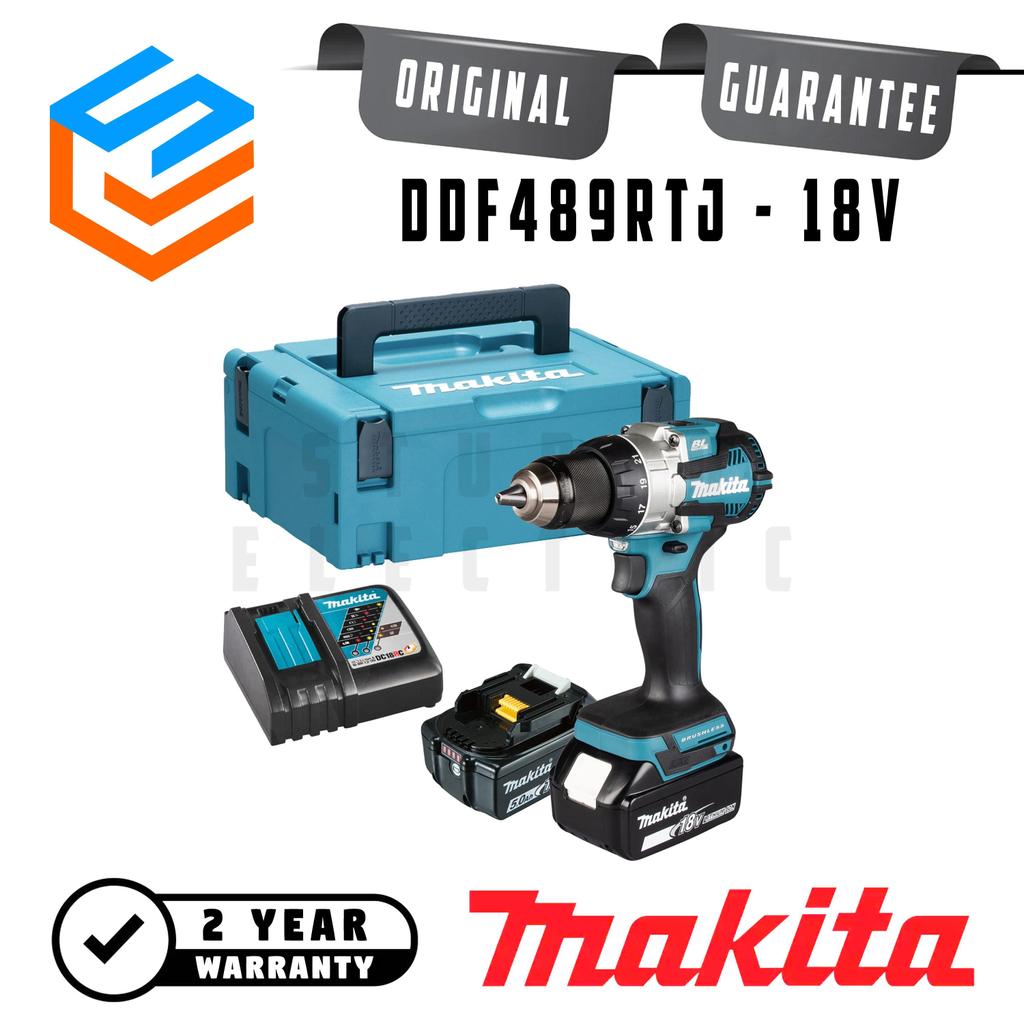 Jual Makita Cordless Baterai Driver Drill Mesin Bor Besi Kayu 18V ...