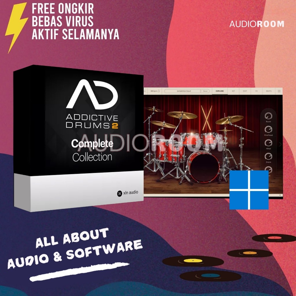 Jual XLN Audio - Addictive Drums 2 Complete v2.5.0.11 ( Full Activated ...