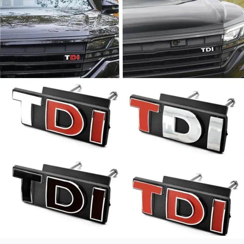 Jual 3D Metal TDI Logo Car Front Grille Emblem Sticker Fender Side Rear ...