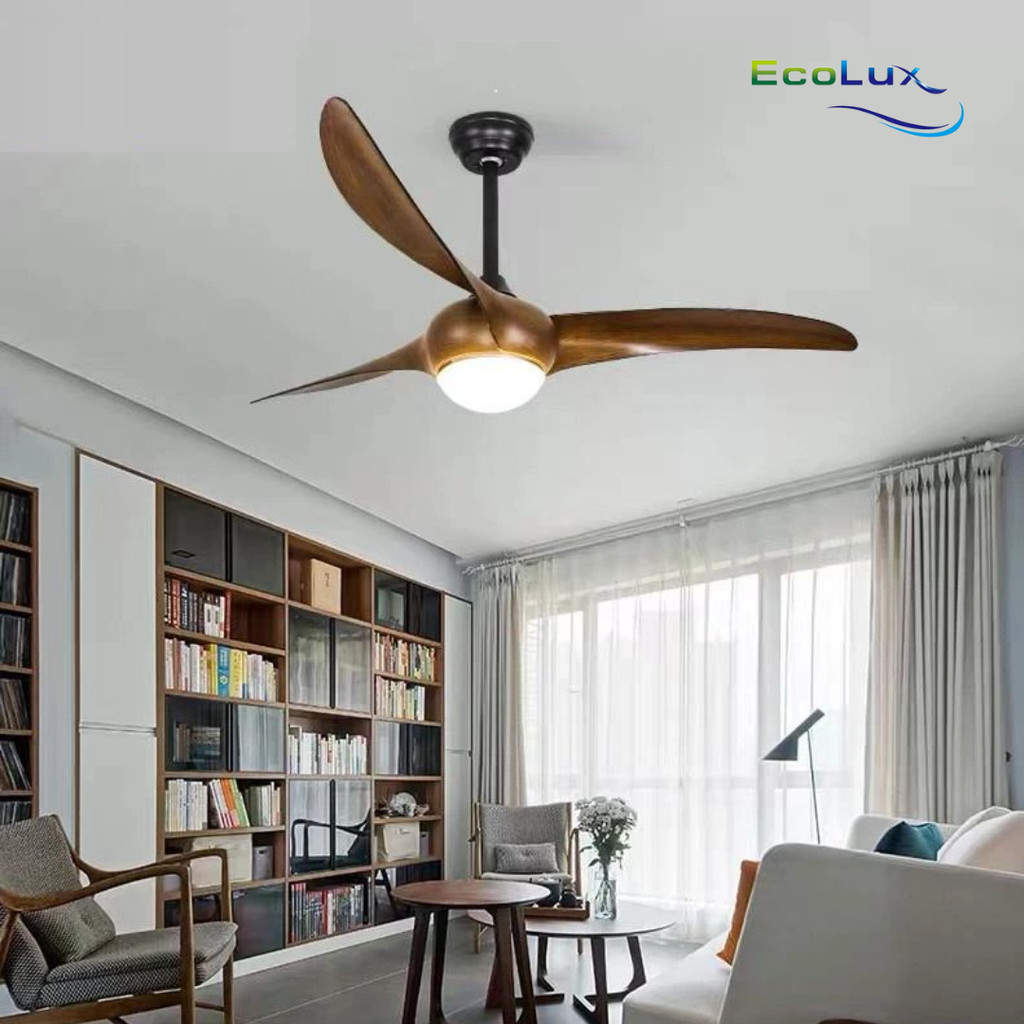 Jual Ceiling Fan Ecolux 52IN ALMOND Kipas Angin Plafon dengan motor DC ...
