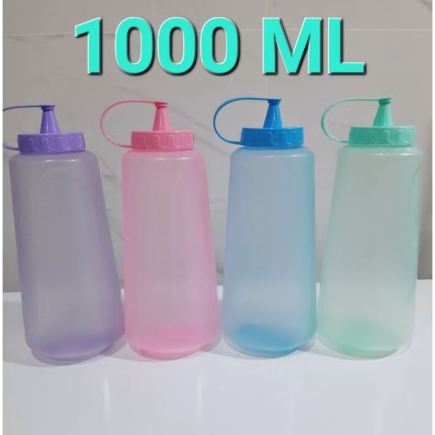 Jual Botol Saus Besar 1L / Botol Saus Warna Tebal Takuma Botol Kecap ...
