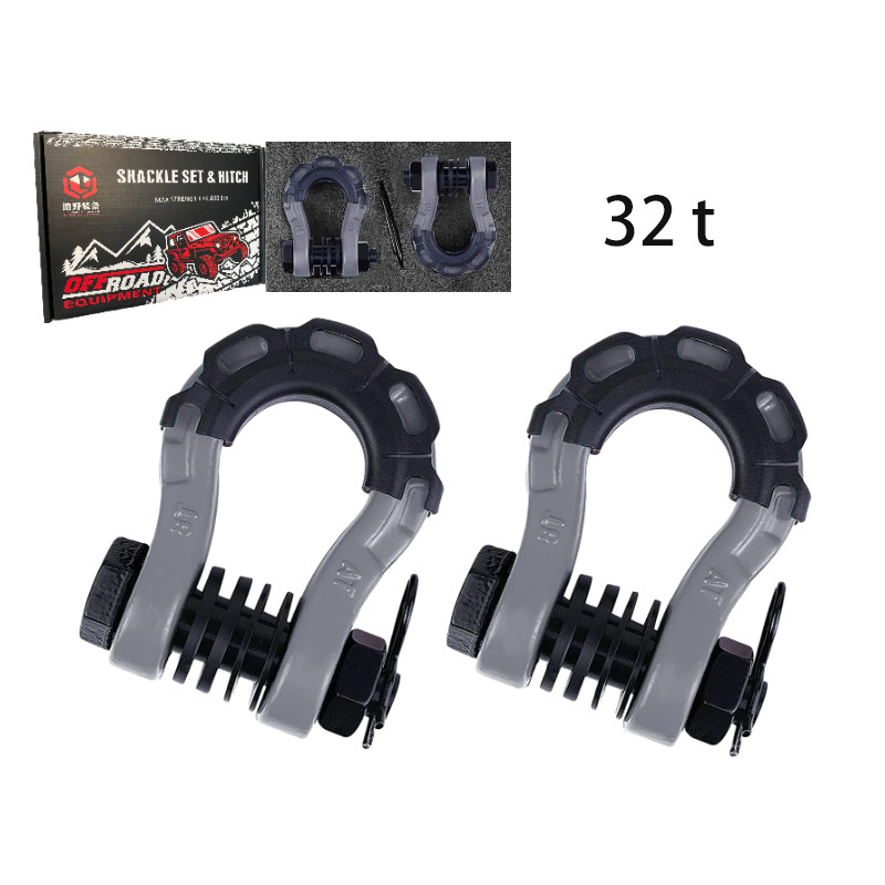 Jual Off-Road Vehicle Shackle Bow Hook Car U-shaped Hook Towing Bars ...