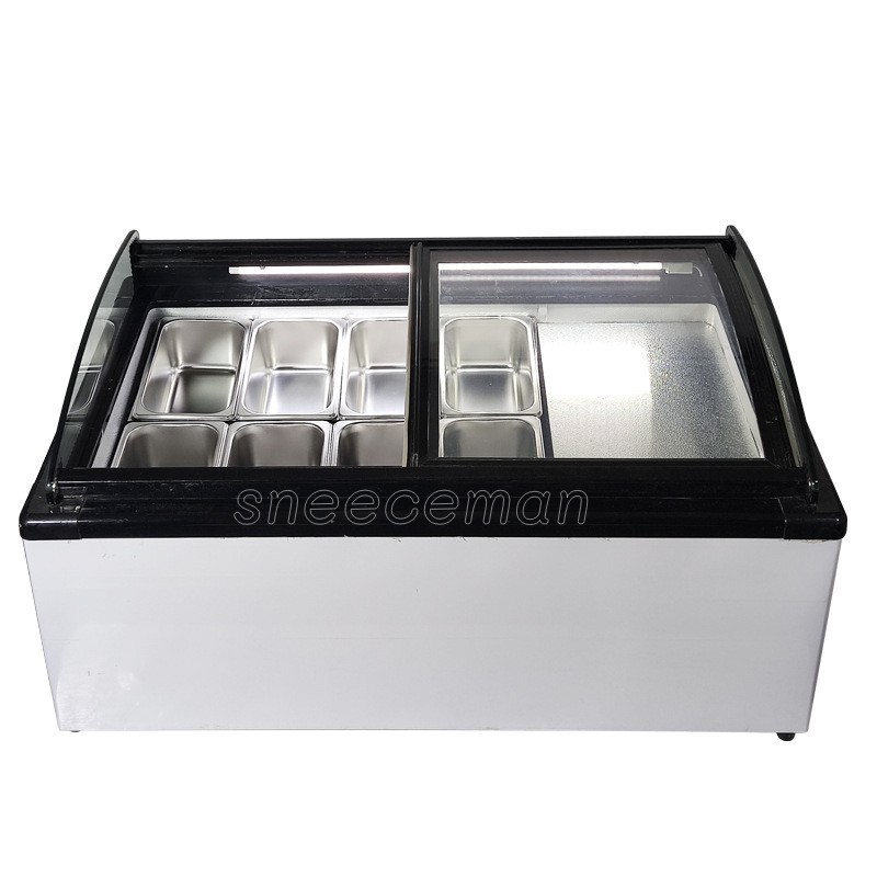 Jual Fruit Handmade Popsicle Gelato Freezer Stand Cake Bakery Fridge ...