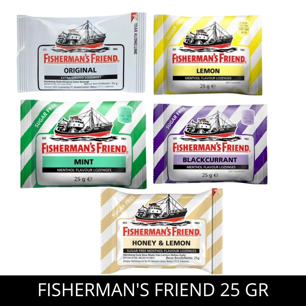 Jual Fisherman's Friend Permen Fisherman's Friend Original Lemon Mint ...