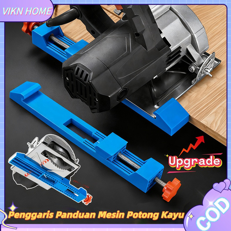 Jual Circular Saw Base Guide Penggaris Panduan Mesin Potong Kayu Circle ...