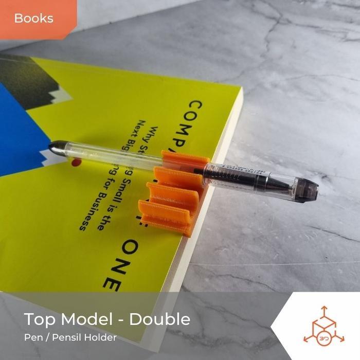Jual Top Model Double | Pen Holder Book | Pen Clip untuk Buku | Tempat ...