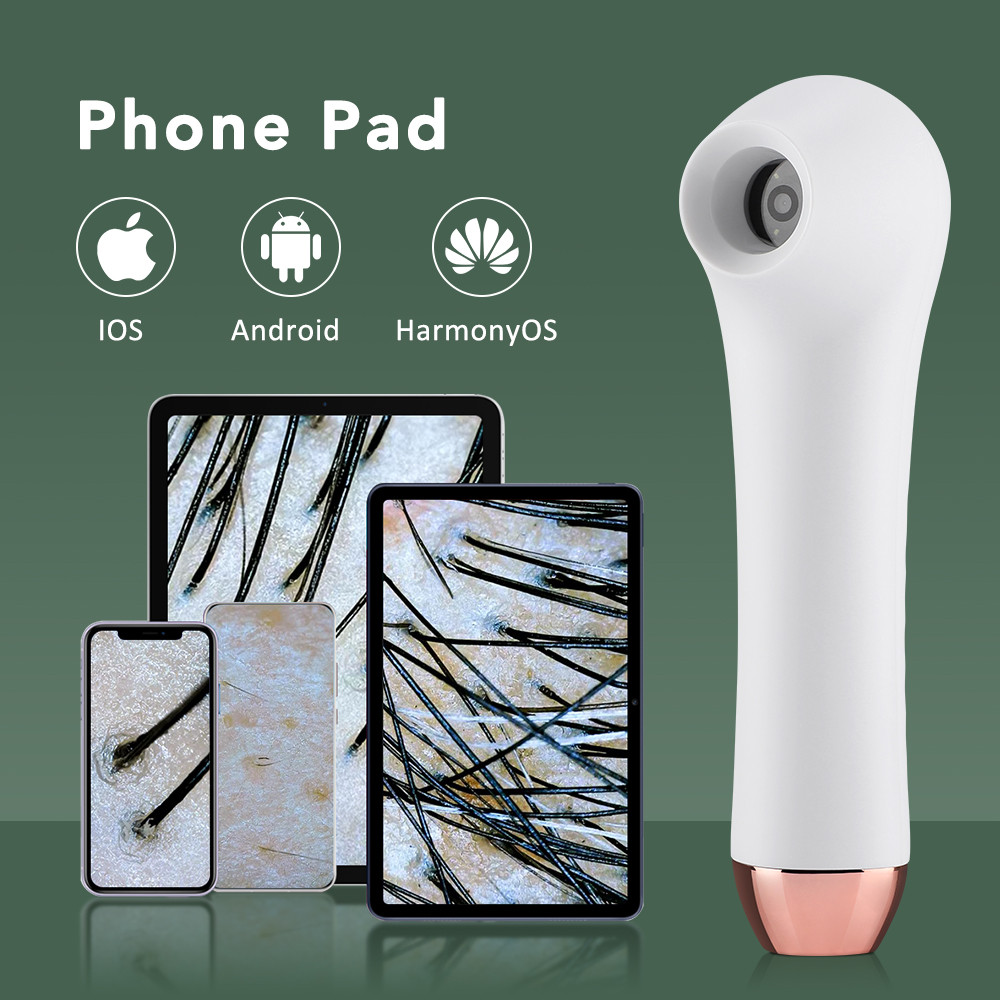 Jual Visual Dermatoscope Scalp Facial Skin Analyzer Maine 1000X Skin ...