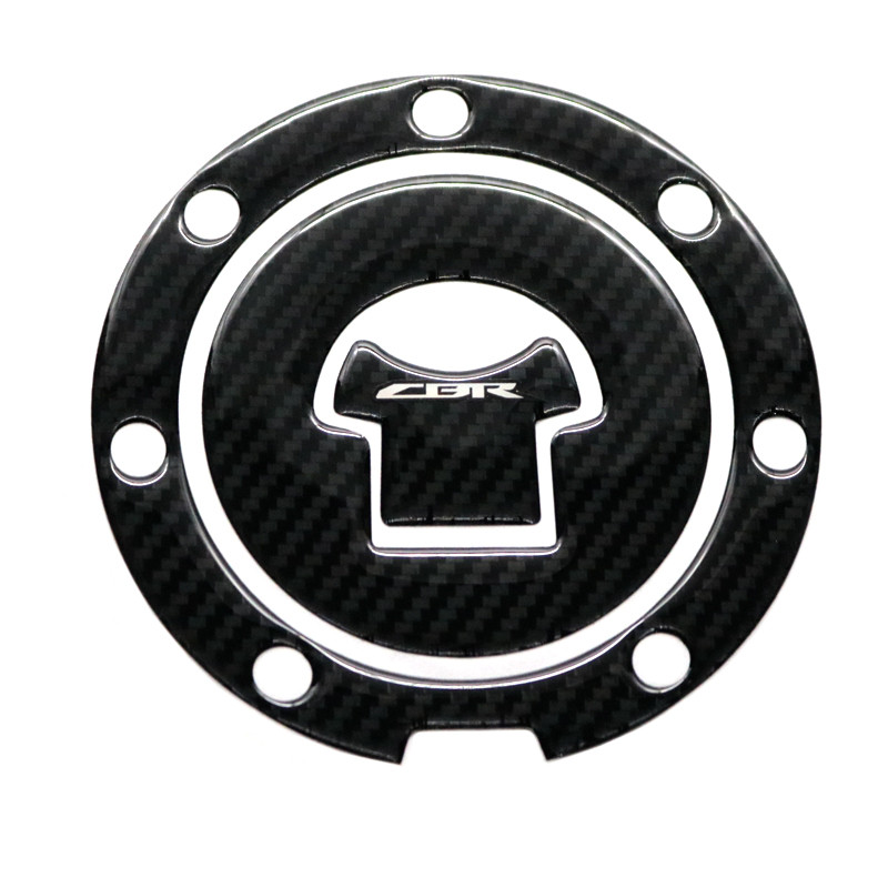 Jual Motorcycle Carbon Fiber Fuel Gas Cap Cover Tank Protector Pad ...