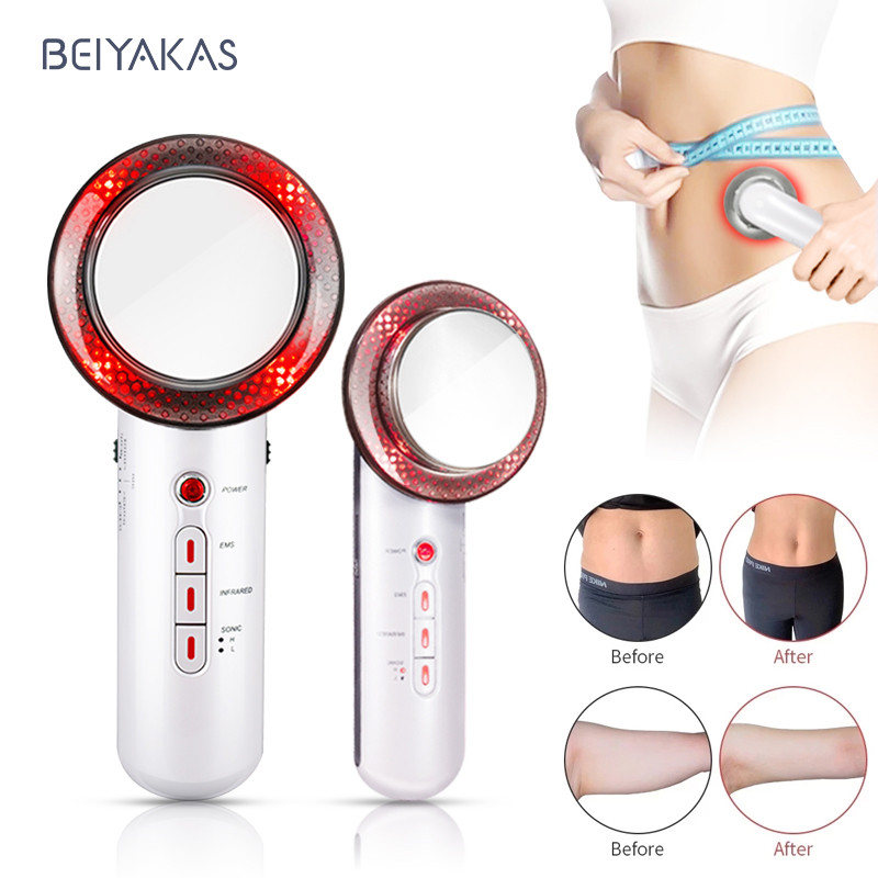 Jual Ultrasonic 3 in 1 Cavitation EMS Slimming Massager Fat Burner ...