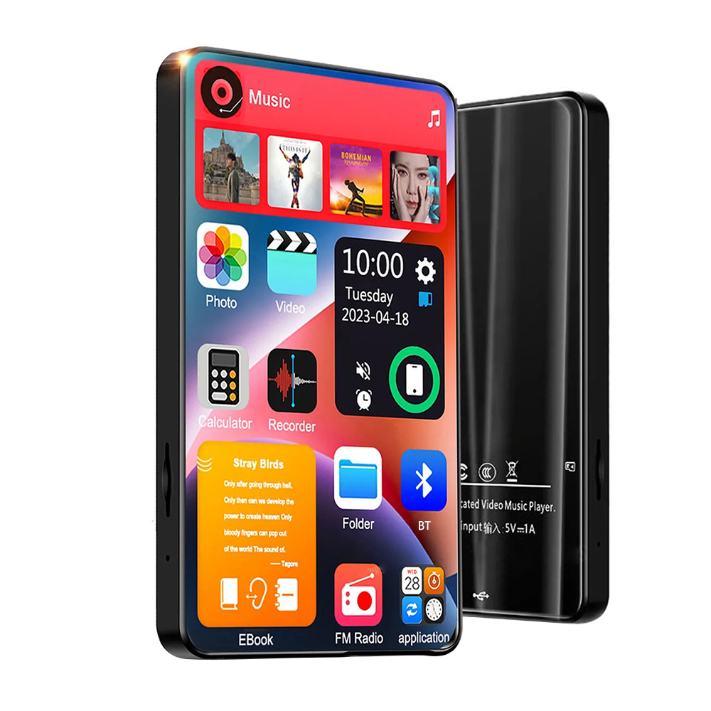 Jual X20-New 4 Inch HD Mp3 Mp4 Player Full Touchscreen Bluetooth 5.0 ...