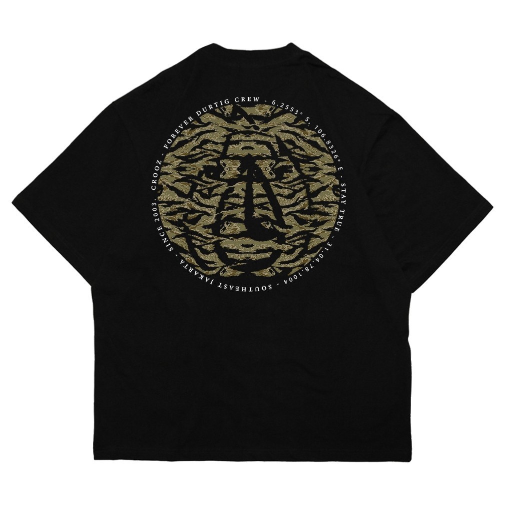 Jual TIGER CAMO | CROOZ HEAVYWEIGHT OVERSIZED T-SHIRT | BLACK | Shopee ...