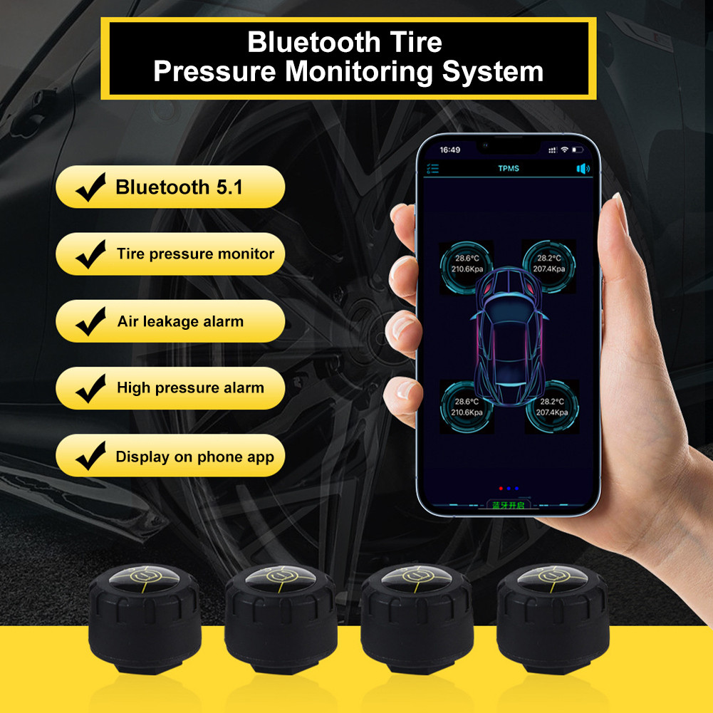 Jual Smart TPMS Car Tire Pressure Alarm Monitor System Mobile App say ...
