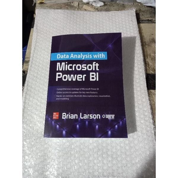 Jual buku fisik Buku Data Analysis with Microsoft Power BI by Brian ...