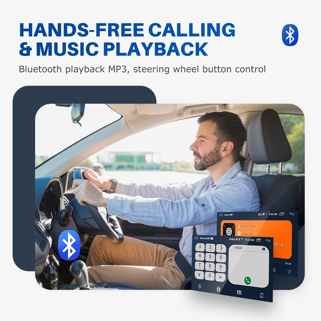 Jual InCar care ESSGOO Head Unit Android 14 4GB+64GB 7/9/10 Inch 2Din ...