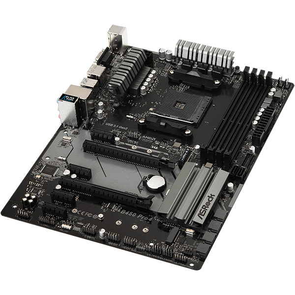Jual ASRock B450 PRO4 AMD B450 AM4 Motherboard For Ryzen 5/7/9/3 5600 ...