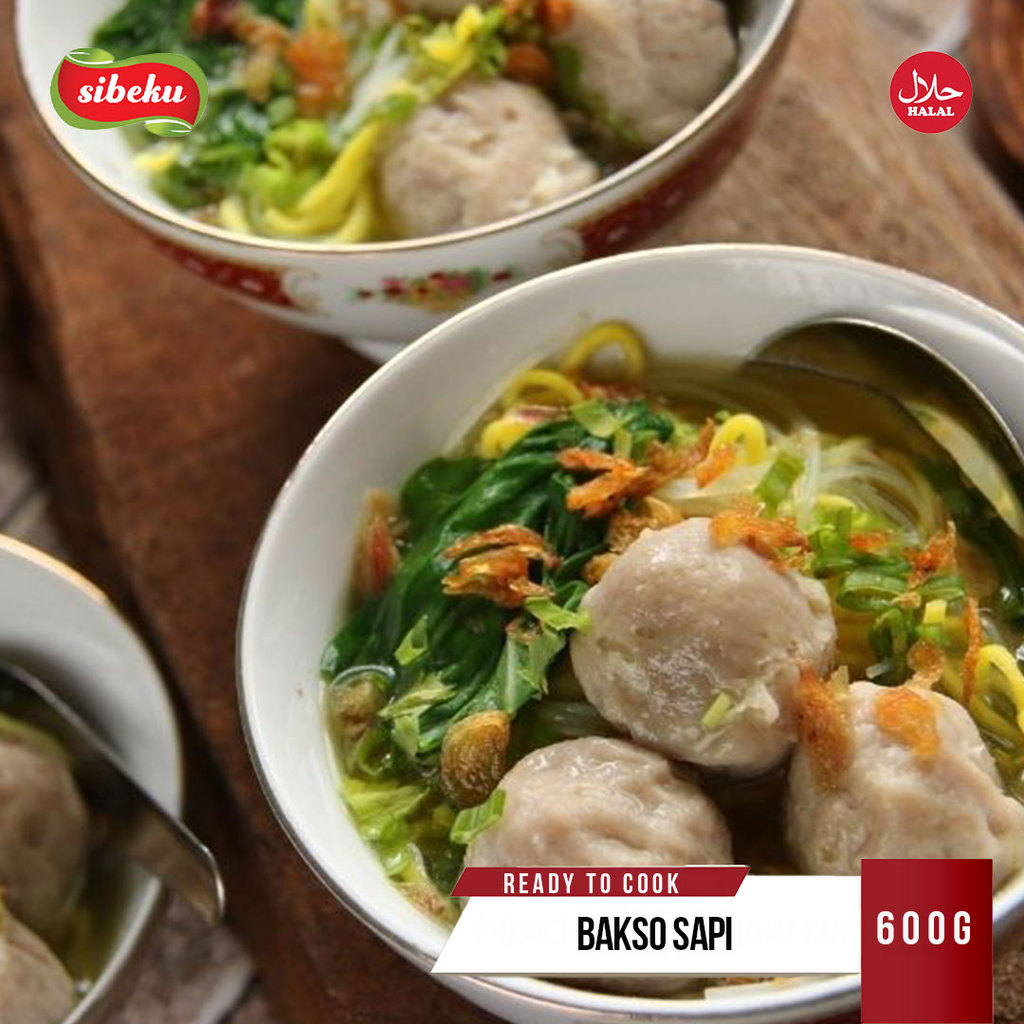 Jual Bakso Sapi Reguler Kibif (50 Pcs) 600gr Bakso Frozen Halal Daging ...