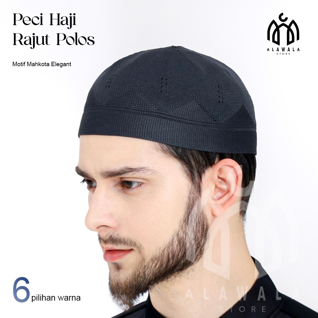 Jual [TERMURAH] Peci Haji Rajut by Alawala Murah Berkualitas Peci ...