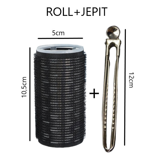 Jual Roll Rambut Keriting Thermal Jumbo Free Jepit Bundling Roll Rambut ...