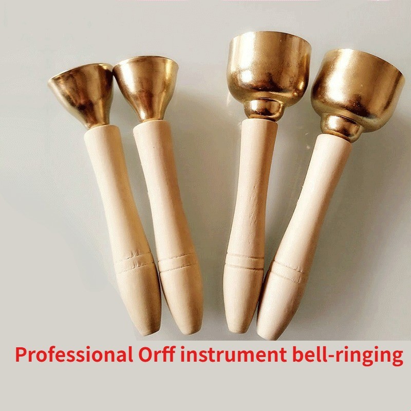 Jual Professional Orff Percussion Musical Instrument Copper Tinkle Bell ...