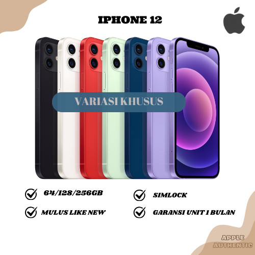 Jual IPhone 12 Second Terlengkap & Harga Terbaru Juni 2026 | Shopee ...