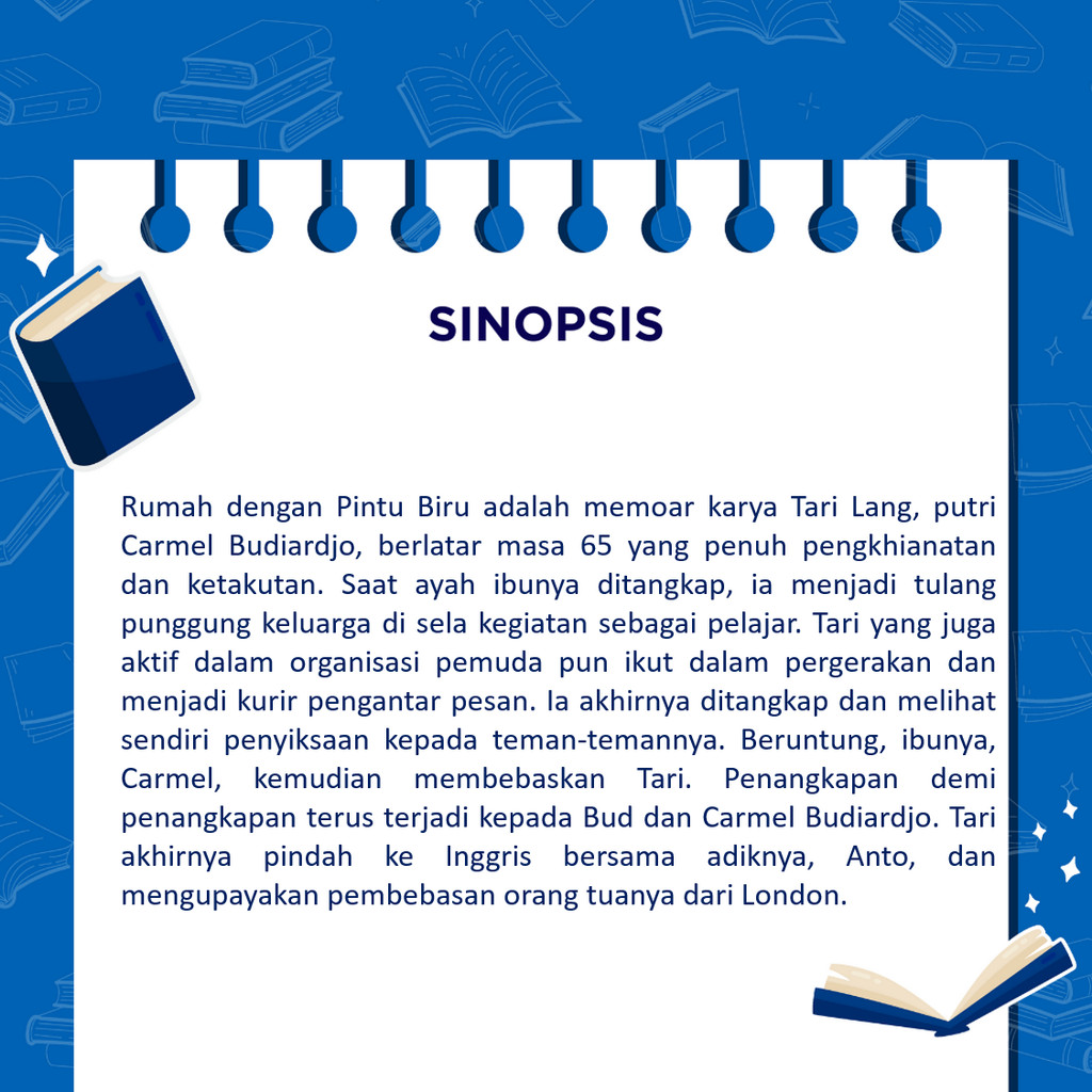 Jual Gramedia GTC - Rumah dengan Pintu Biru (Tari Lang) | Shopee Indonesia